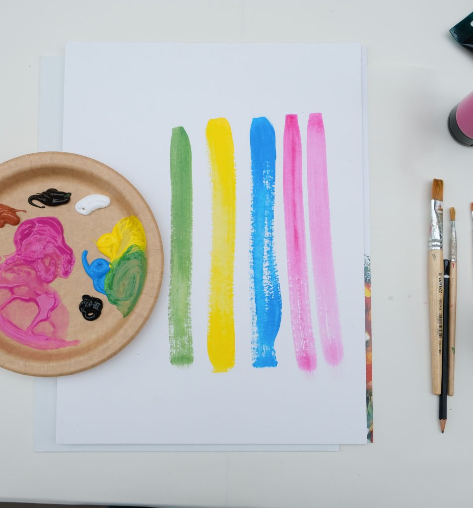 Einfach machen: Color me brave! Ein Selbstportrait mit Acrylfarben ...